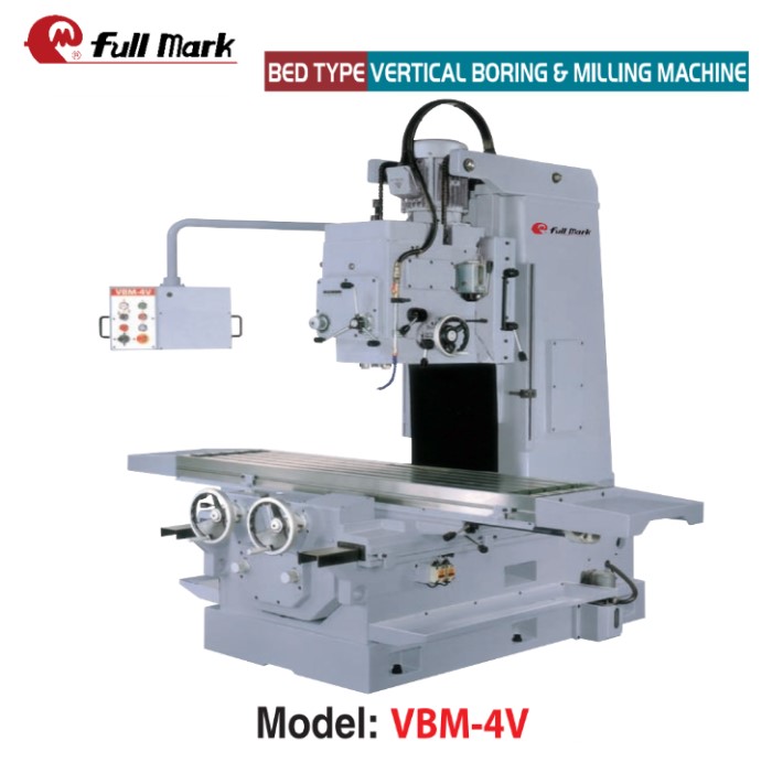 Bed type Vertical Boring & Milling Machine-Milling Machine-FULL MARK ...